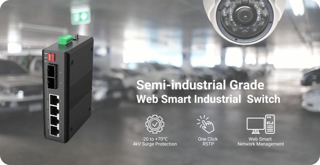 6 Port Gigabit Web Smart Semi-industrial Ethernet Switch